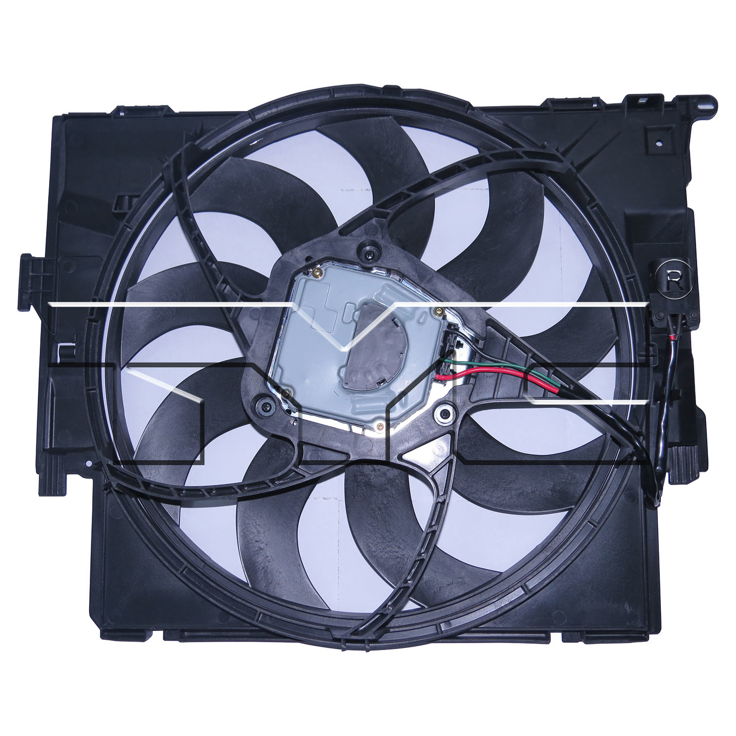 17 42 8 641 964 BMW DUAL RADIATOR AND CONDENSER FAN ASSEMBLY W/O M ...