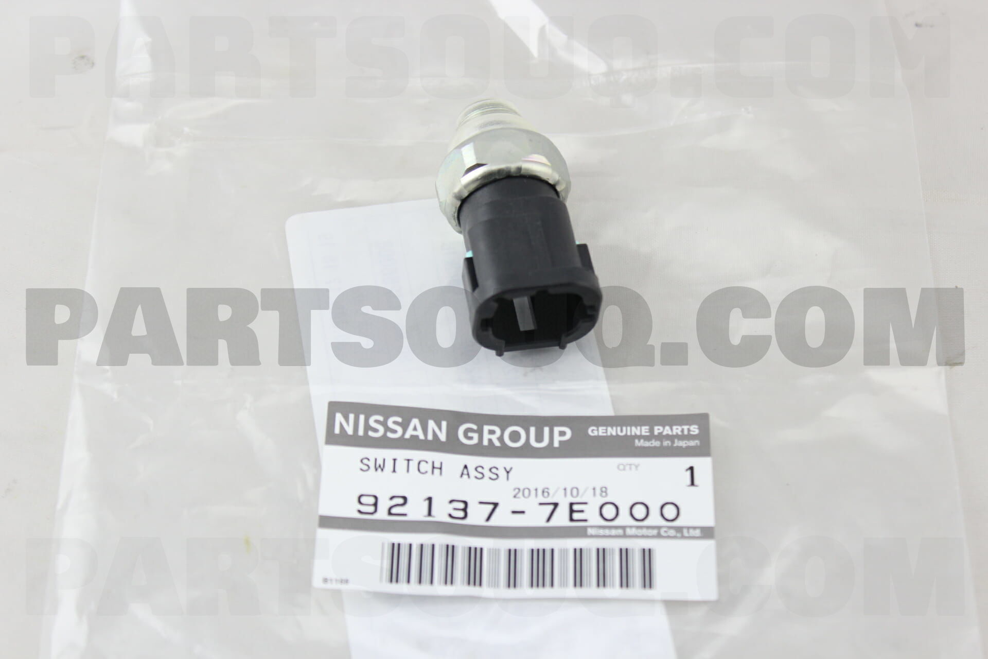 92137-7E000 SWITCH BINARY MALE LP 2KG/CM HP 26.5KG/CMHP Open: 312psi HP ...